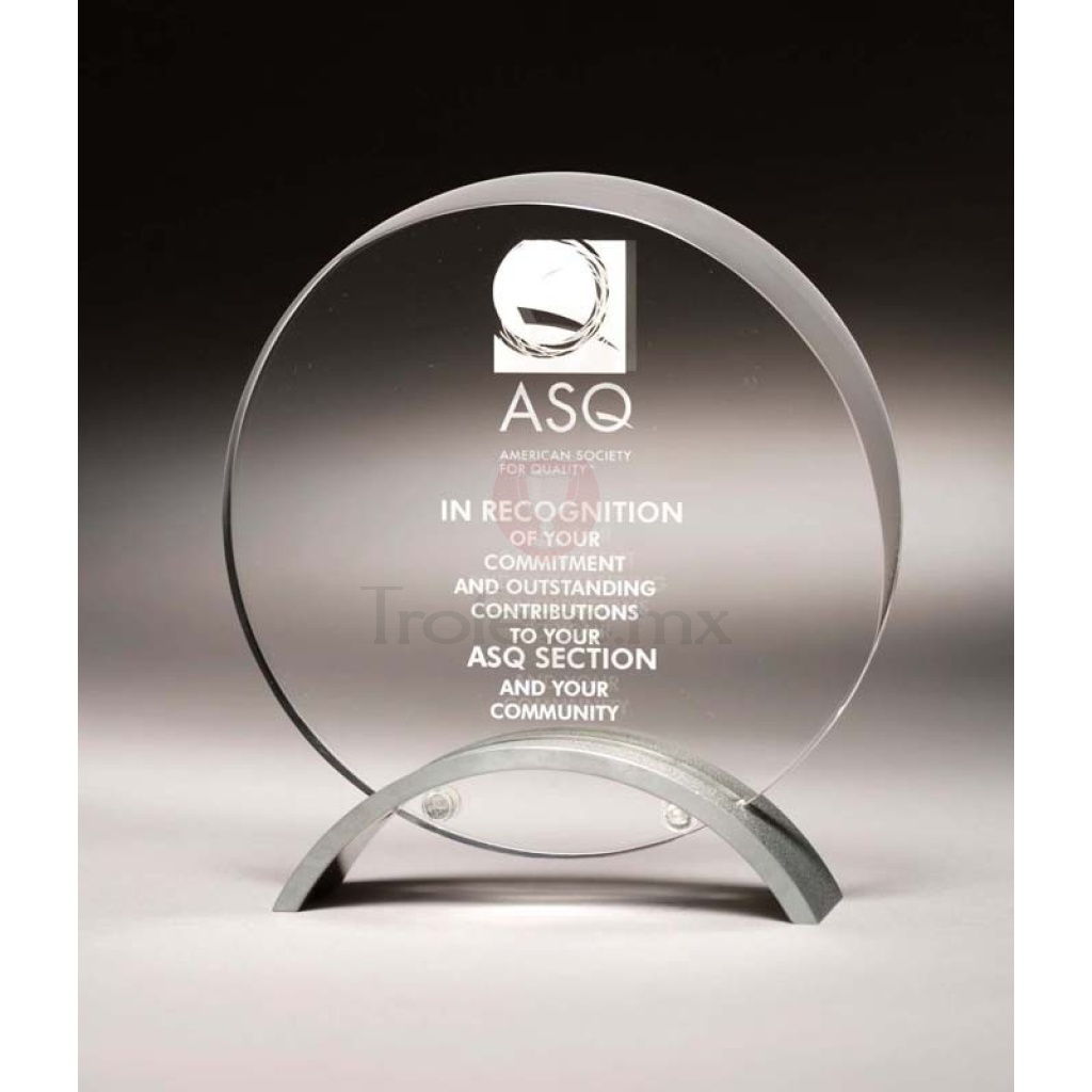 Presea de Acrílico Round Series C05 - Trofeos.mx