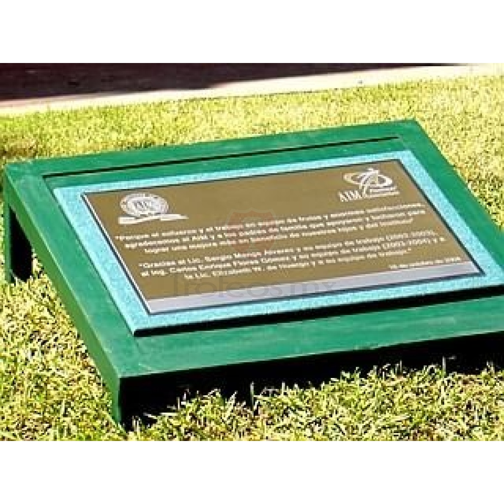 Placa Gran Formato para exteriores - Trofeos.mx