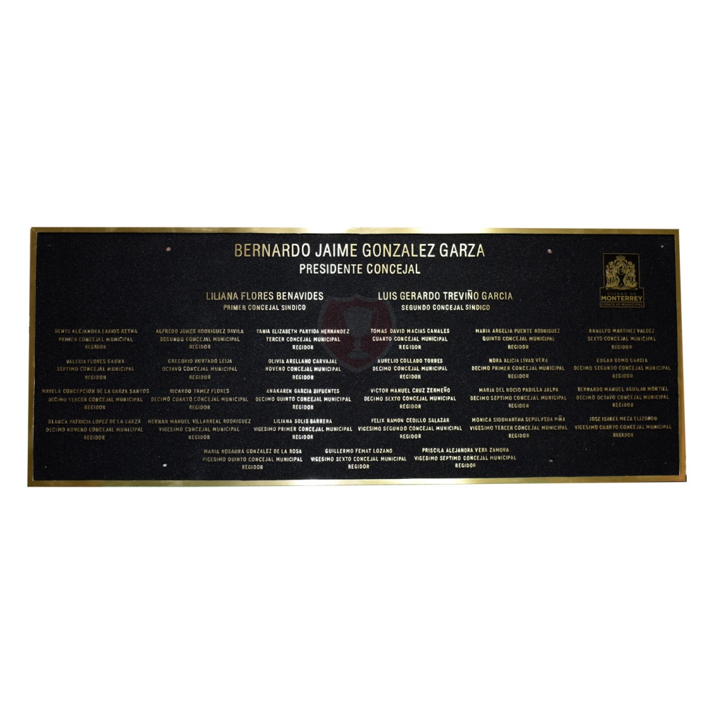 Placa Fundida - Trofeos.mx